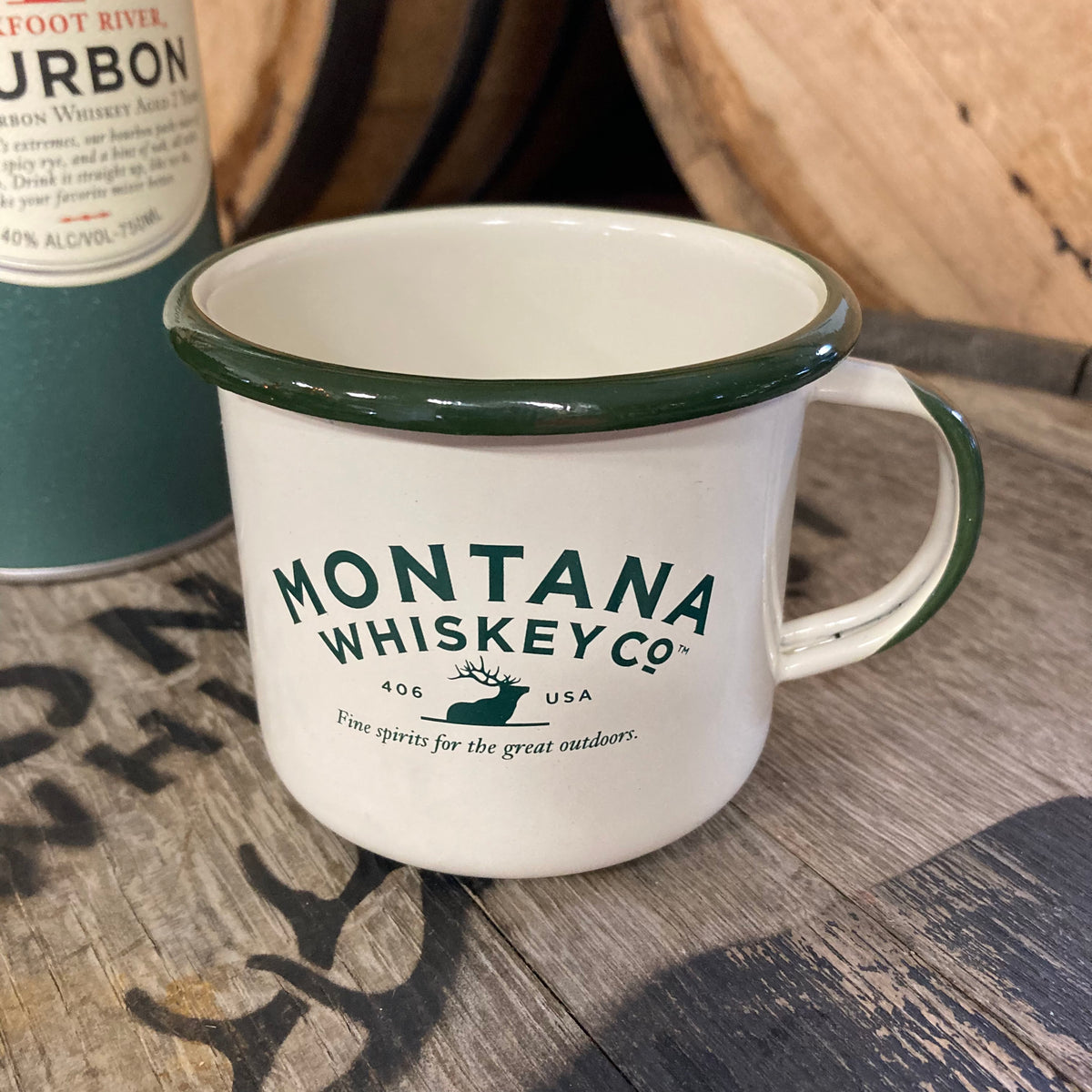Enameled tin cup – Montana Whiskey Co.