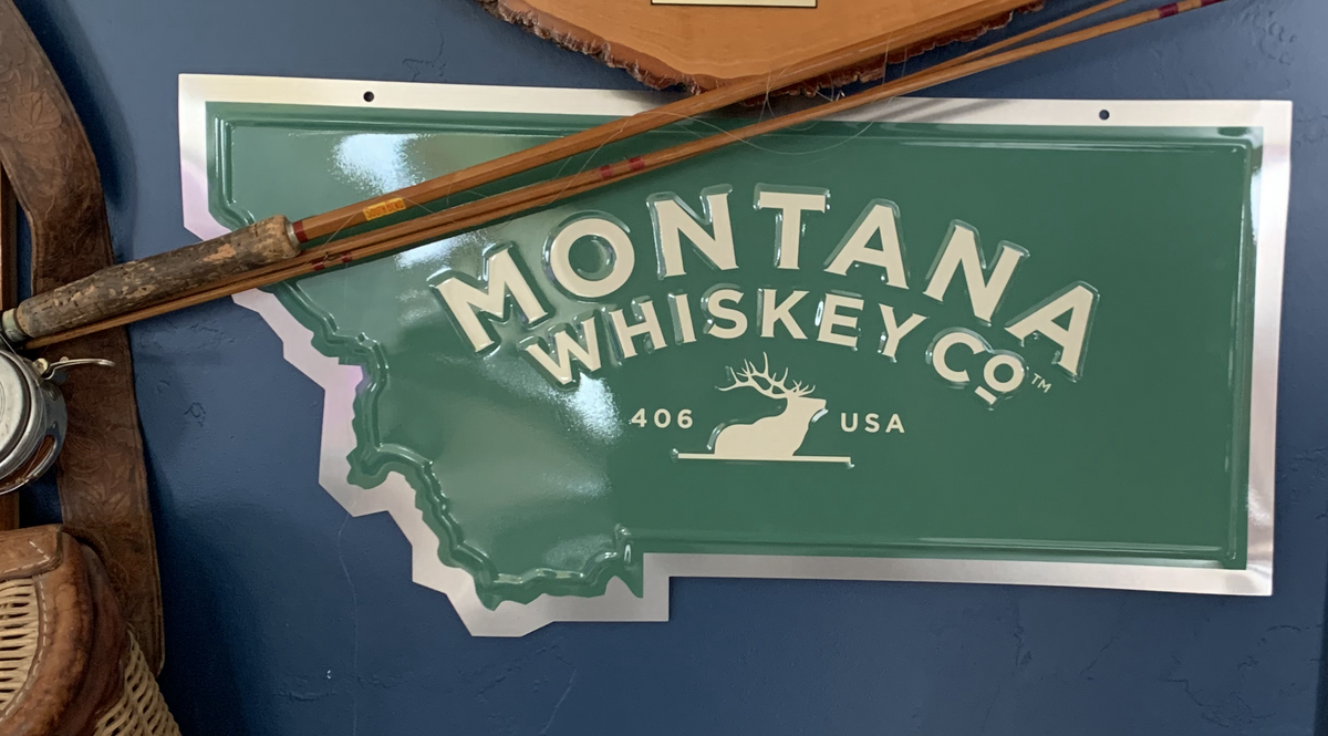 Montana Tin Tacker Sign, 24 inches x 12 inches, Pick Up Only - No Deli ...